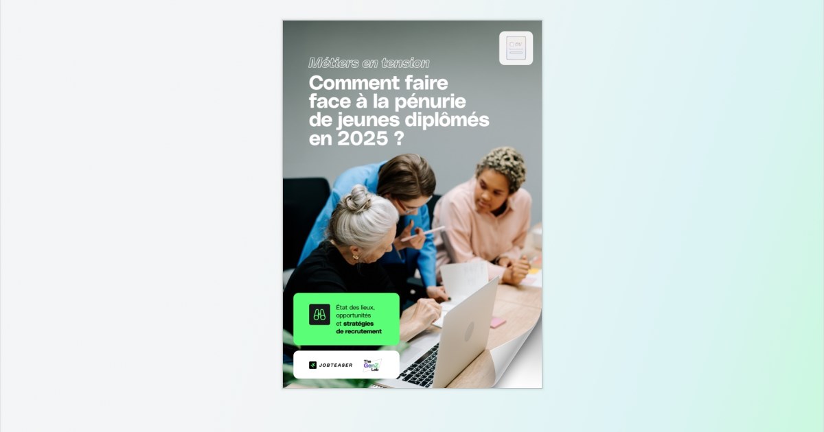 Guide des métiers en tension jeunes diplômés - JobTeaser