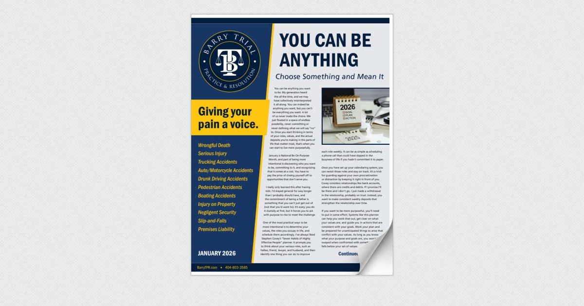 Barry Trial Practice & Resolution - January 2026