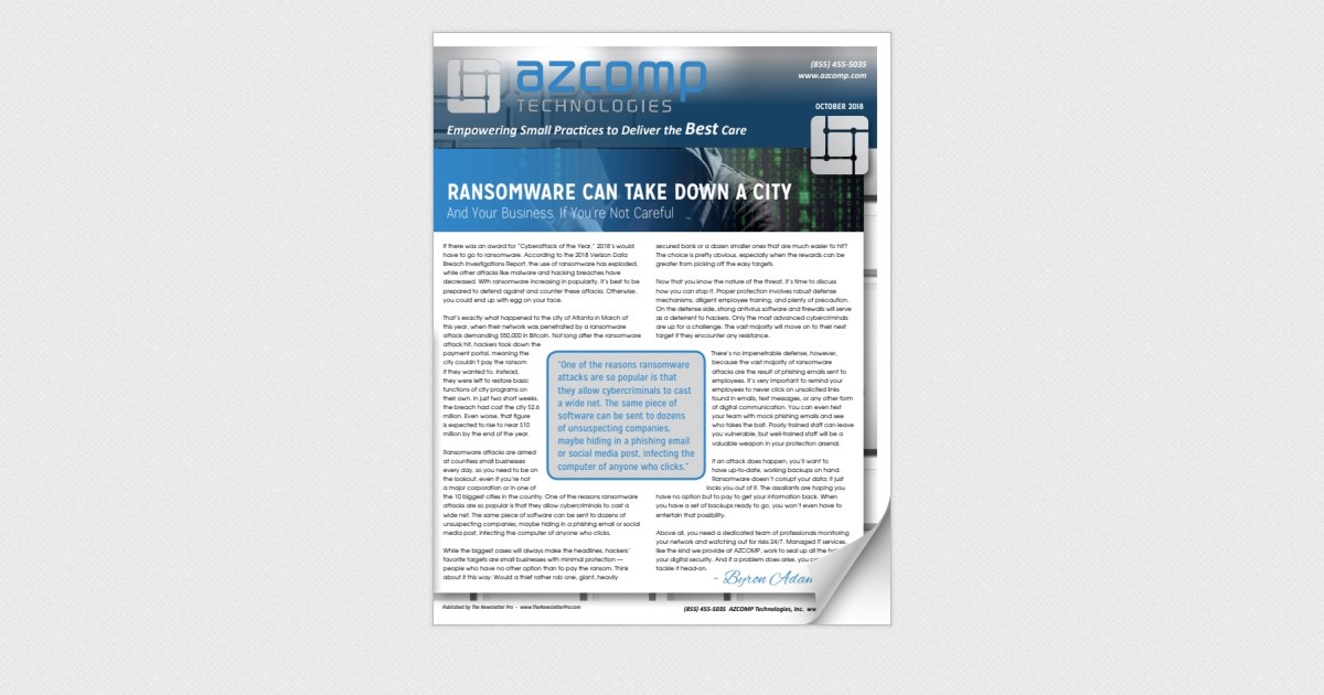 AZCOMP Technologies October 2018