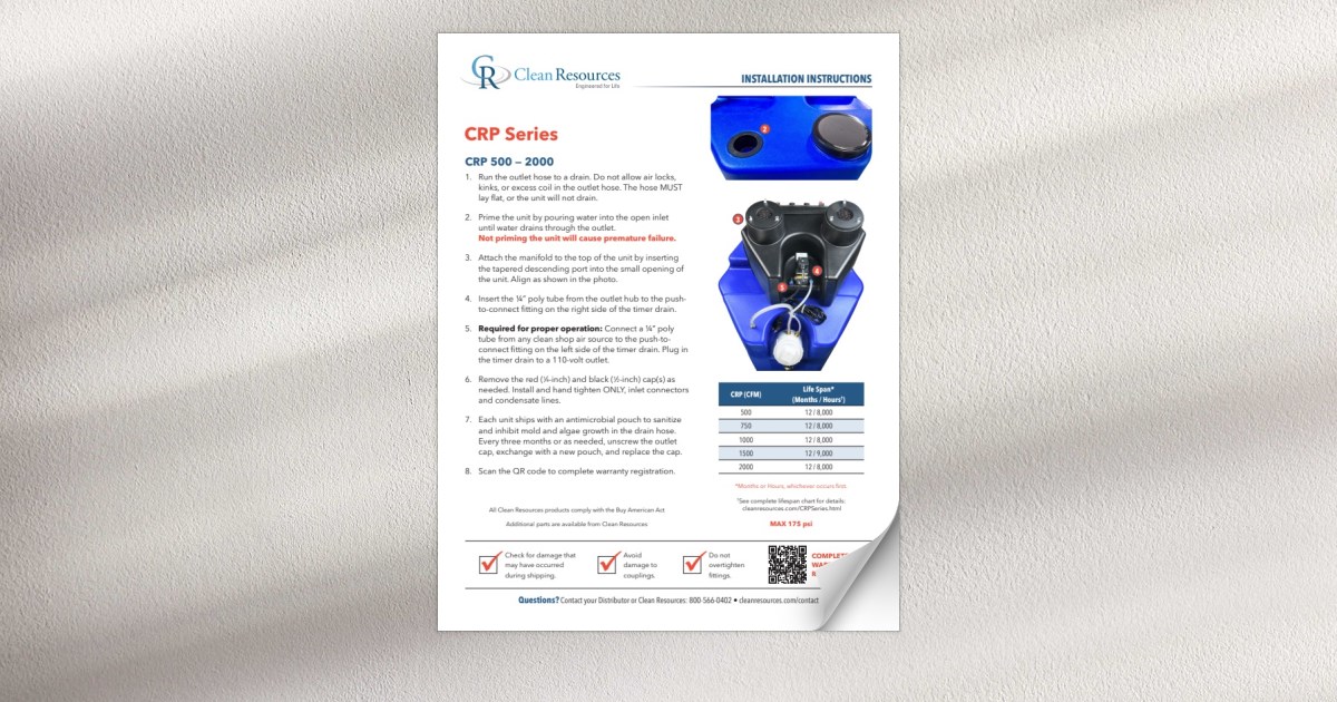 Clean-Resources-CRP-PAK-instructions