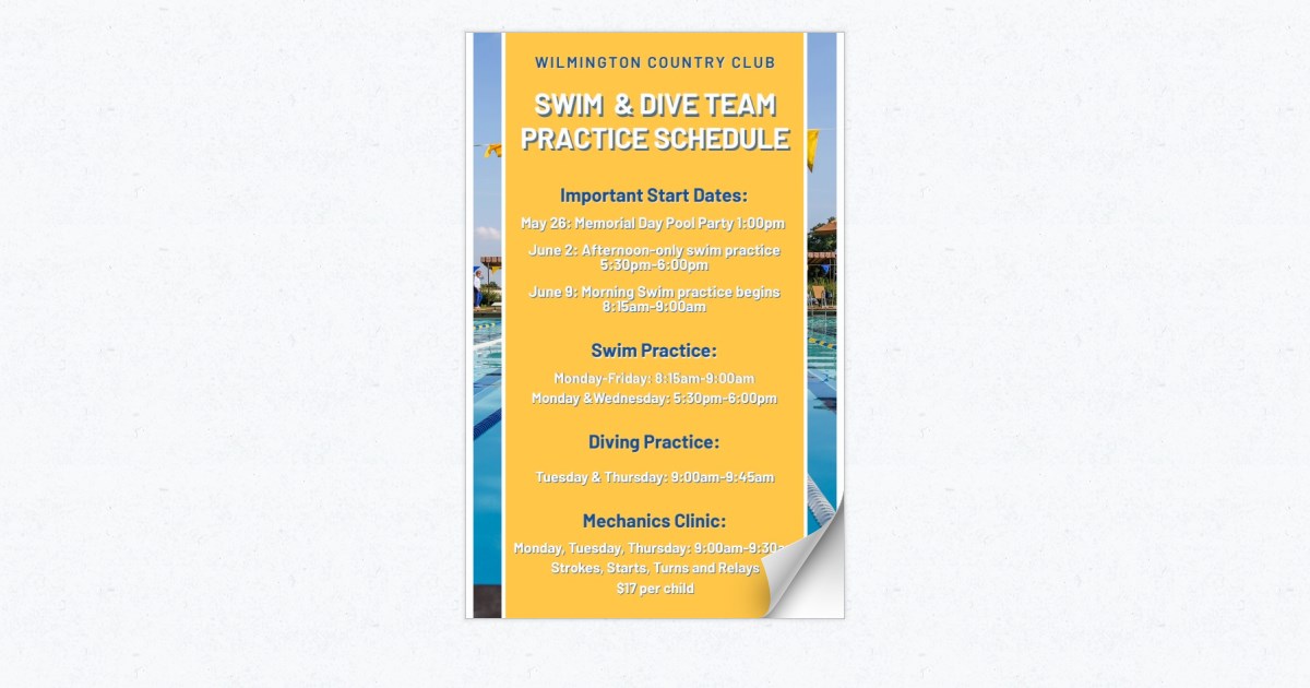 Swim Meet & Team Schedule