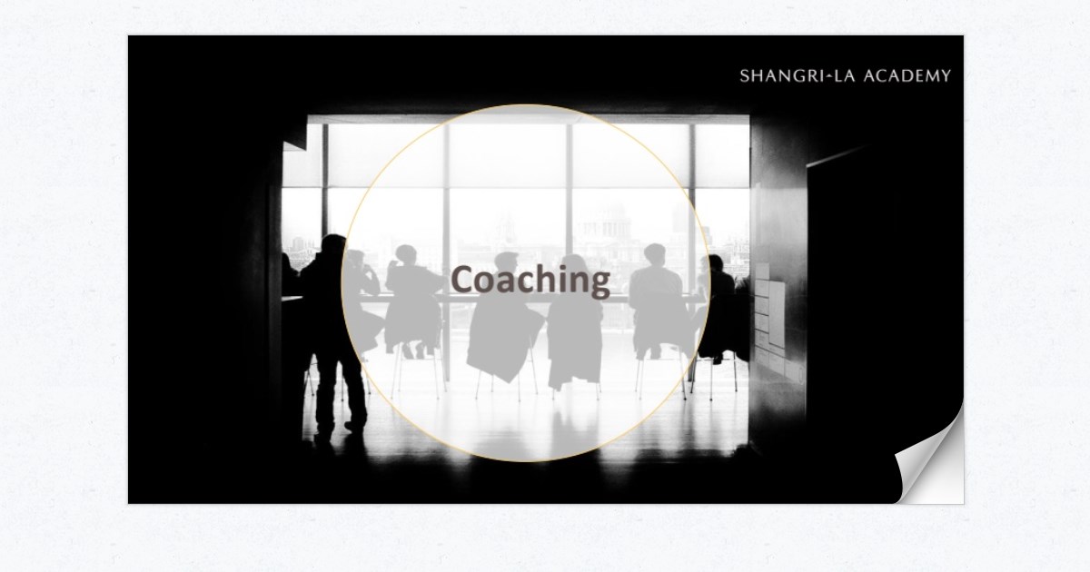 Coaching Skills - Class Room workshop ppt