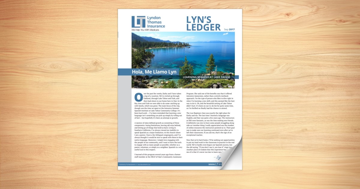 Lyndon Thomas Insurance September 2017