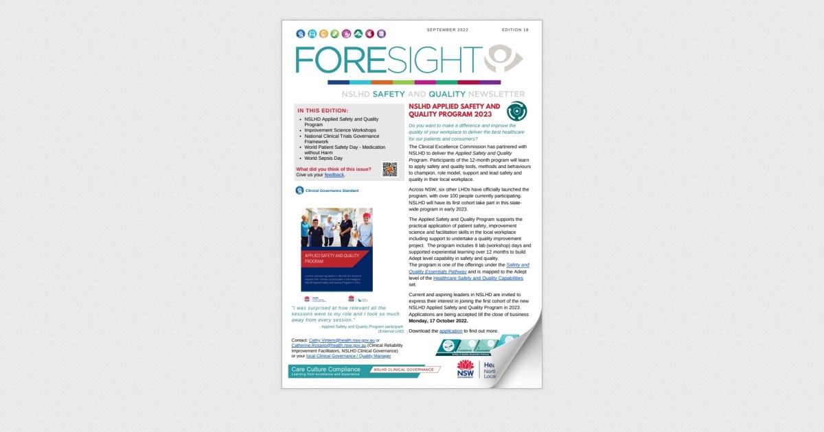 Sep 2022 - Foresight Newsletter