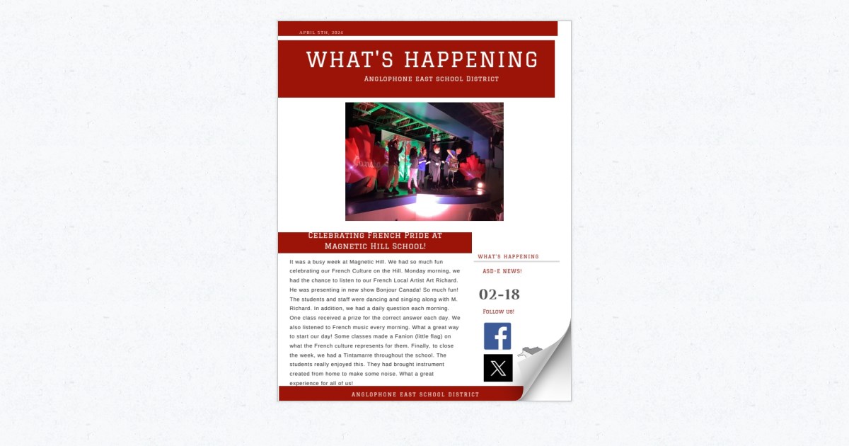 What's Happening April 5th, 2024