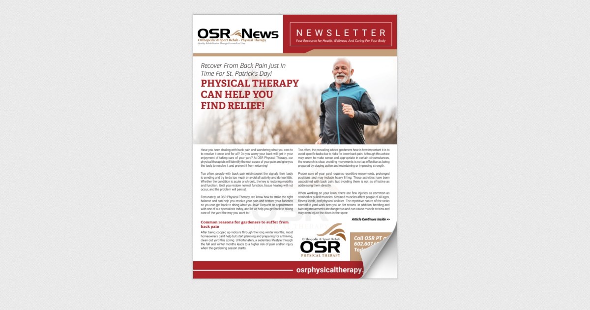 OSRPT: How To Eliminate Back Pain & Enjoy Yard Work