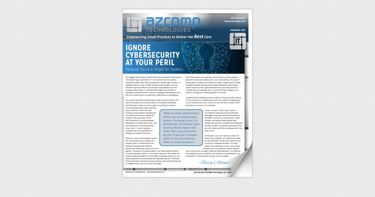 AZCOMP Technologies IT February 2019