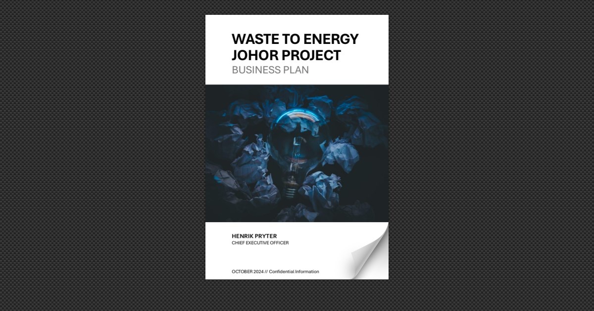 waste to energy - business plan