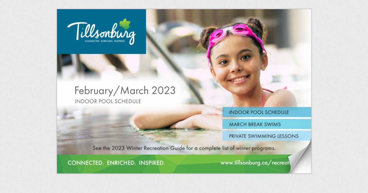 Indoor Pool Schedule - March 2023