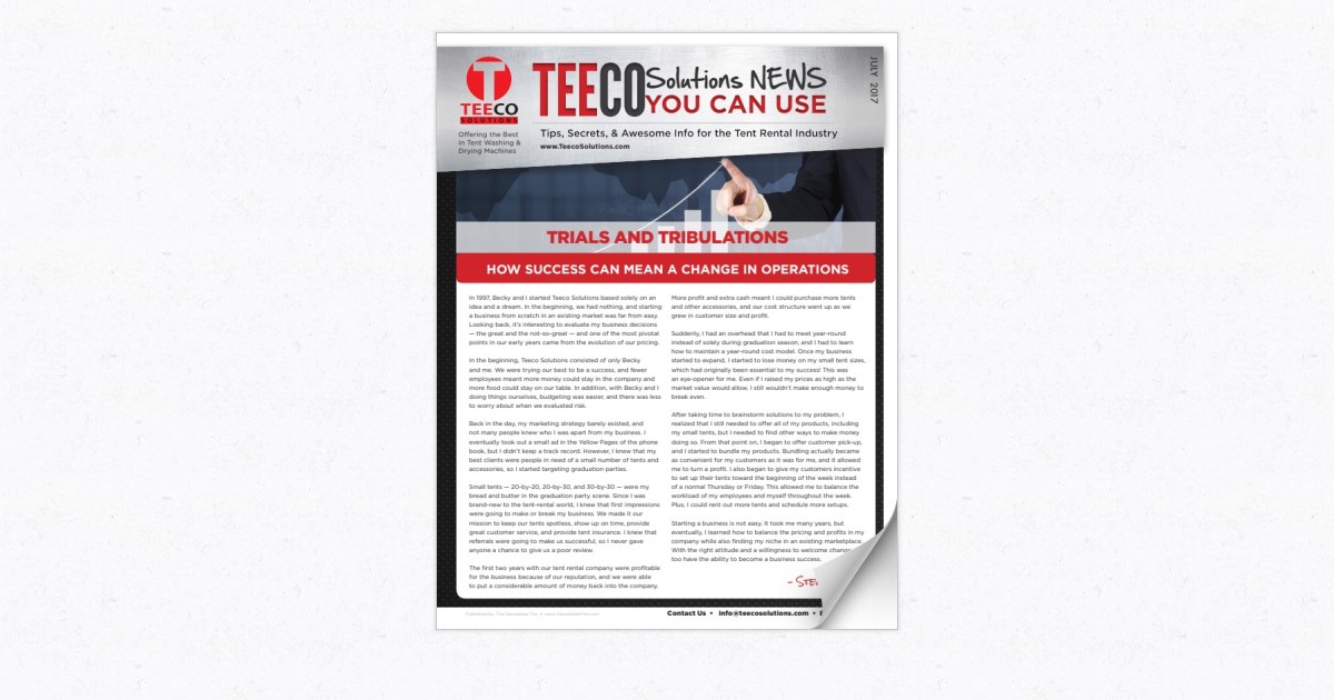 Teeco Solutions July 2017