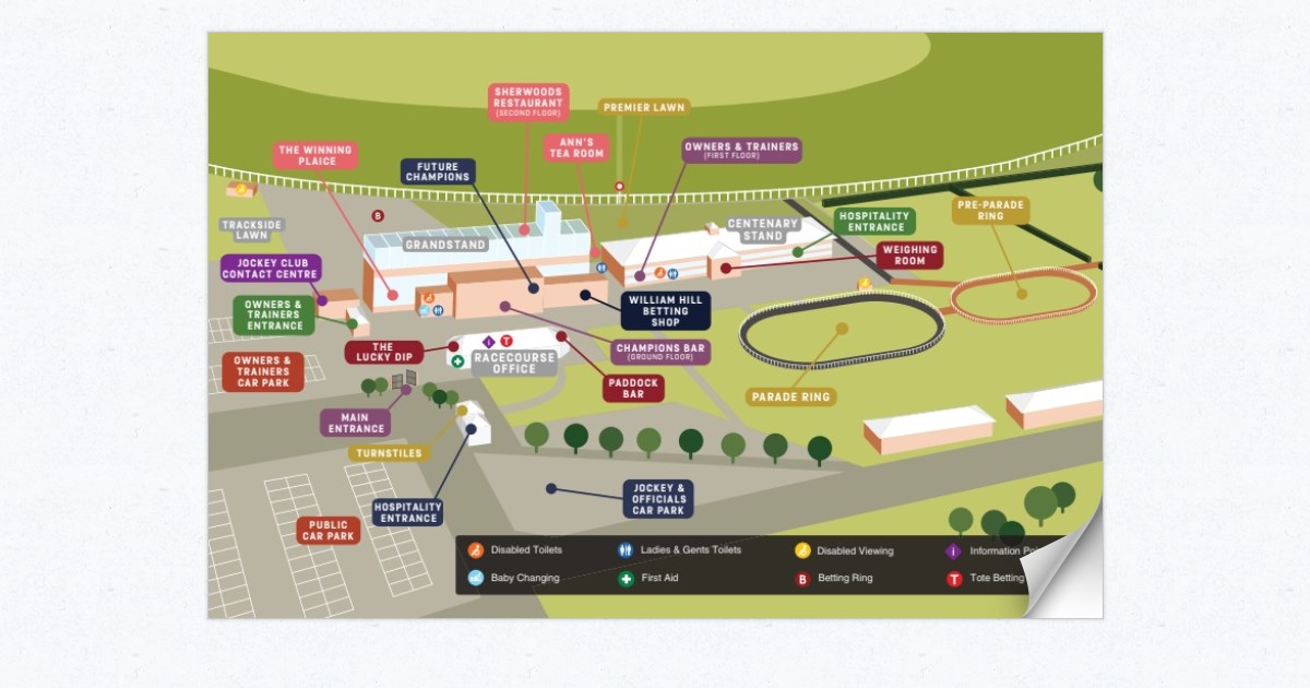 Nottingham Racecourse Map 2023