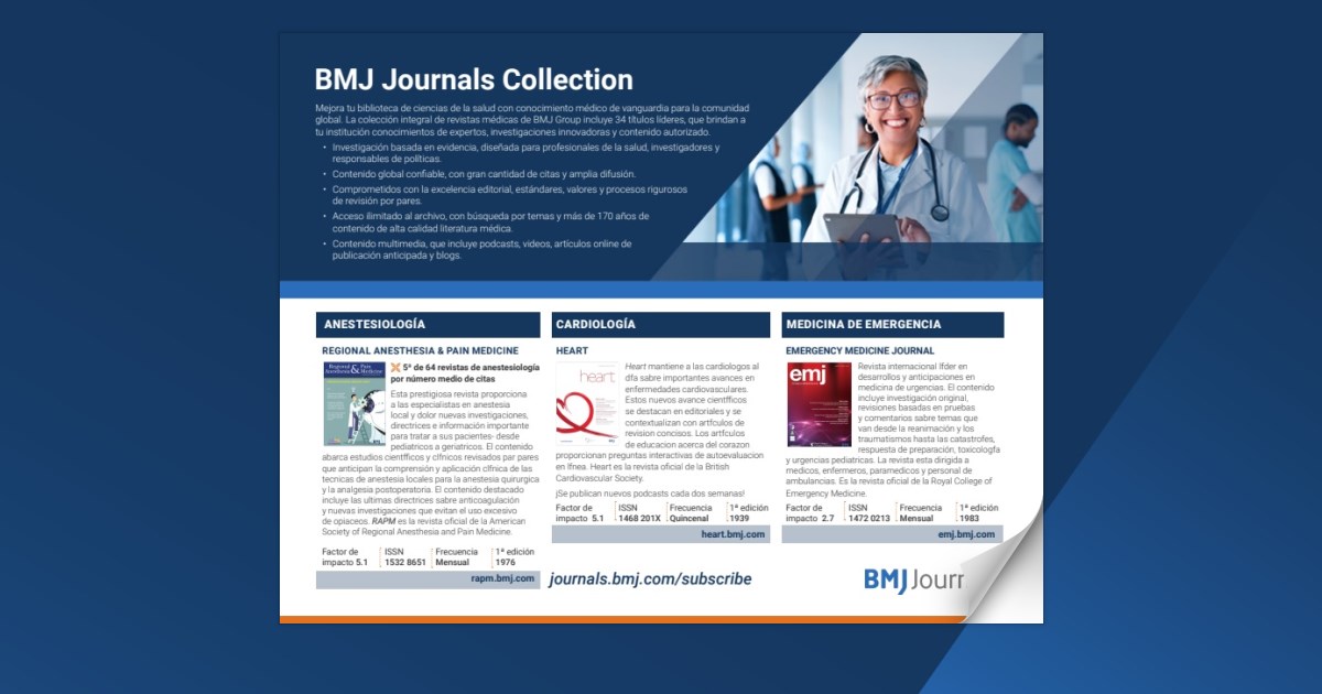 - BMJ Journals Collection brochure - Julia Rebuzzi