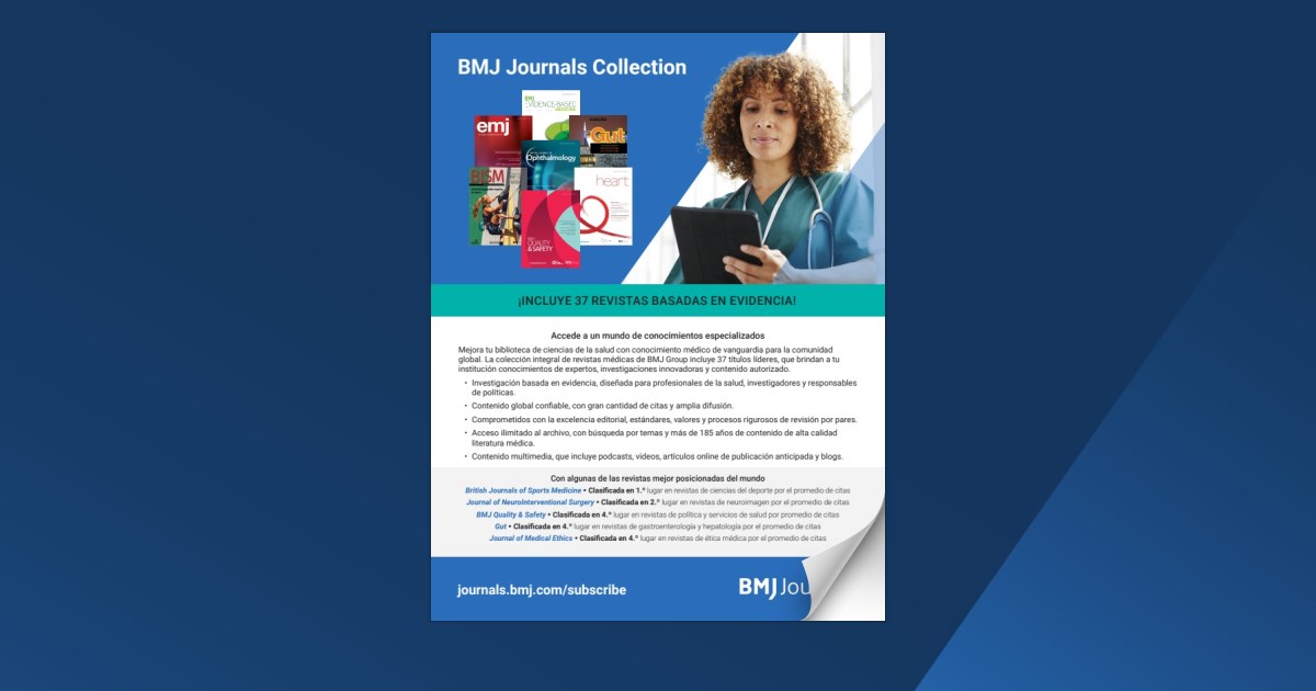 - BMJ Journals Collection flyer - Julia Rebuzzi