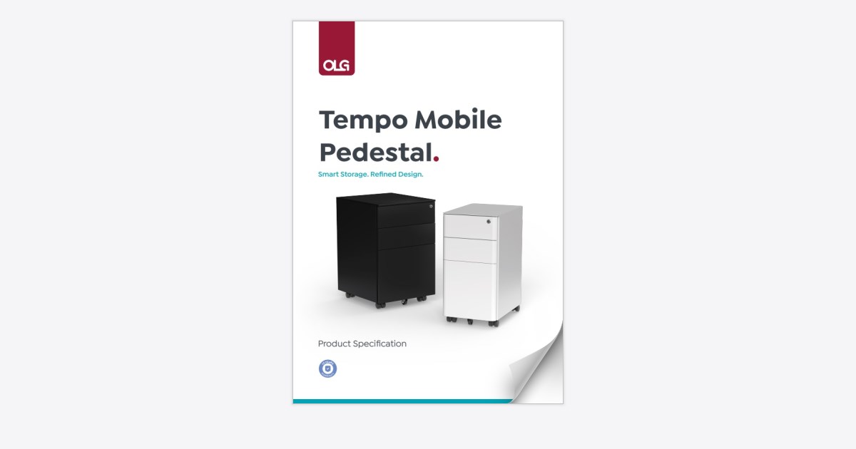 Tempo Mobile Pedestal: Spec Sheet