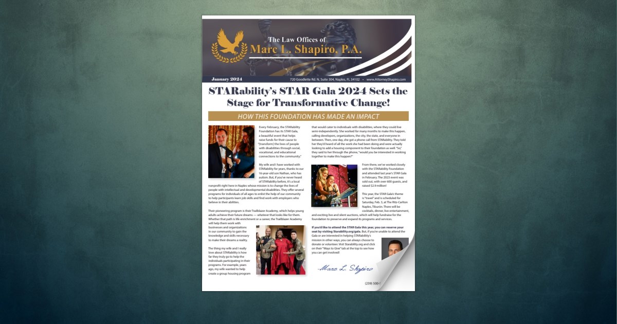 The Law Offices of Marc L. Shapiro, P.A. - January 2024