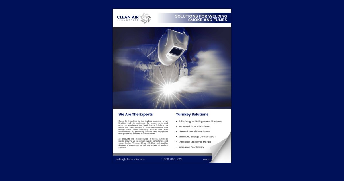 Clean Air Industries - Weld Fume and Smoke Solutions