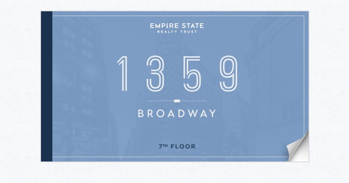 1359 Broadway 7th Floor TV