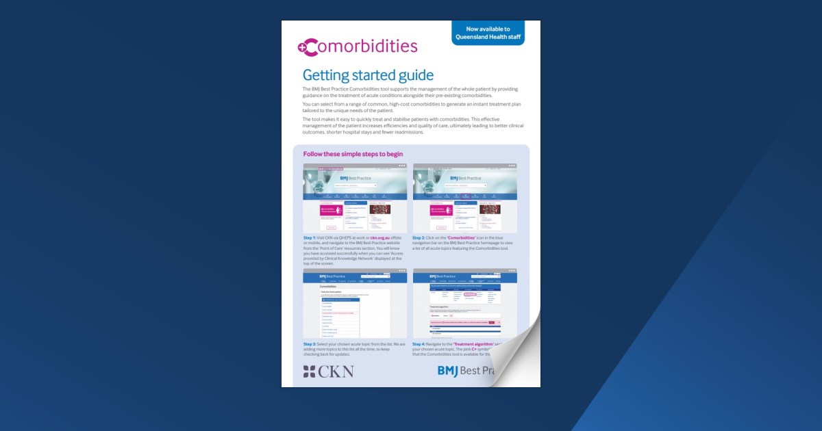 Getting started guide - Queensland Health