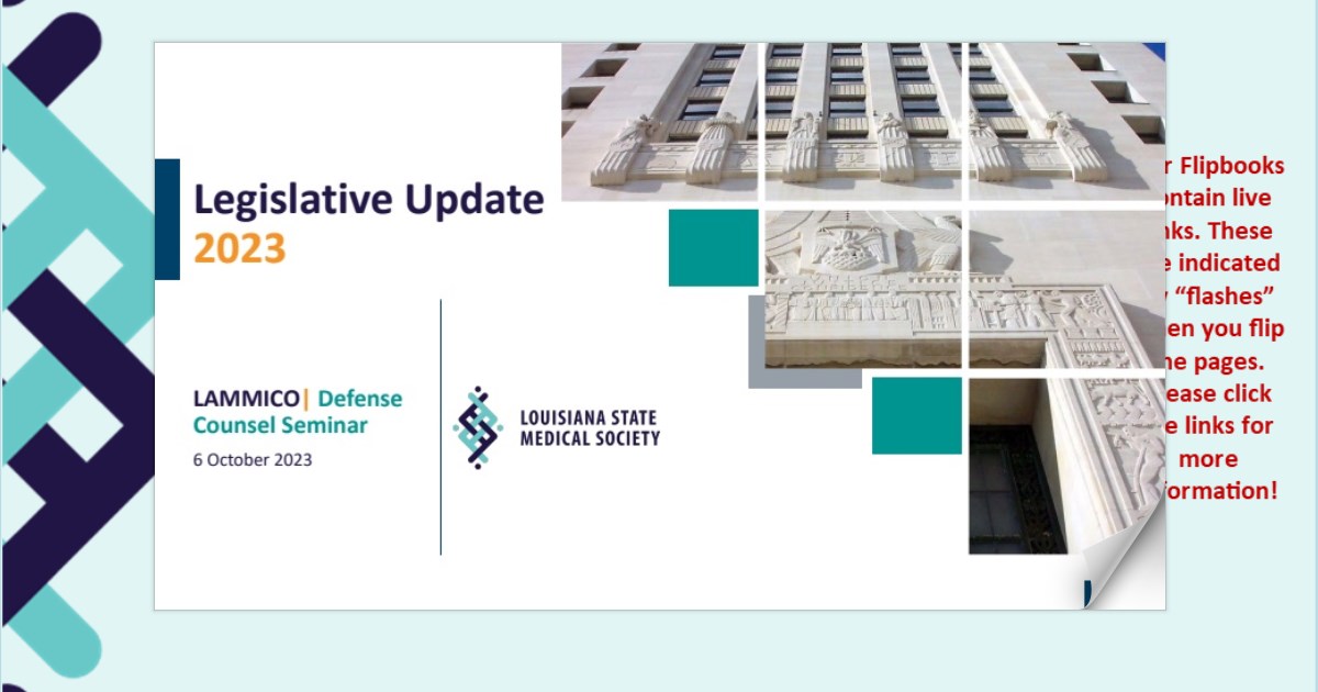 LSMS Presentations | 2023 | LAMMICO CLE