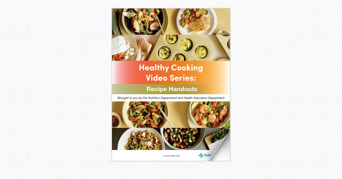 Healthy Cooking Video Series