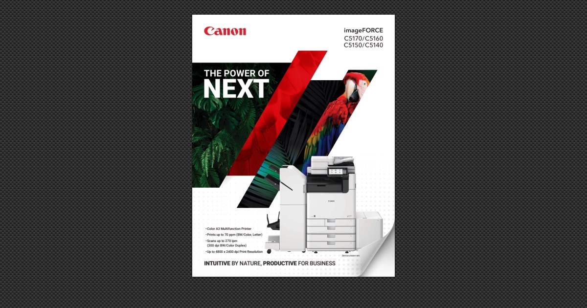 imageFORCE C5100 Series Brochure