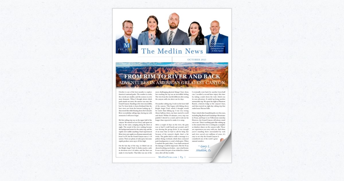 Medlin Law Firm - October 2025