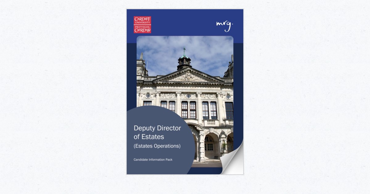 Cardiff University - Deputy Director of Estates (Estates Op…