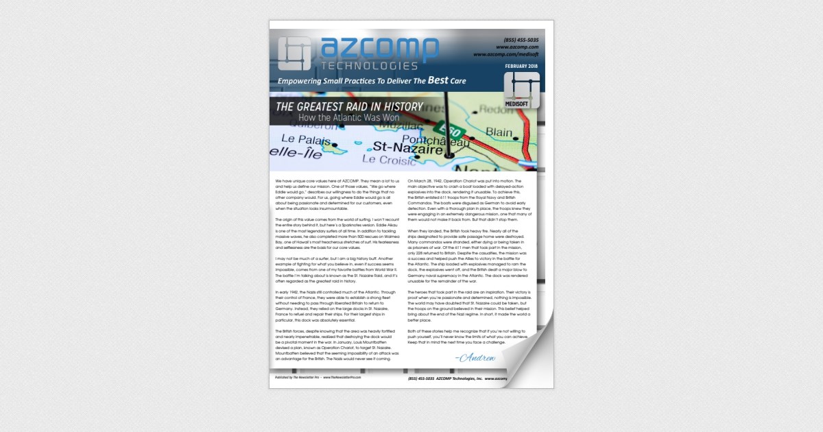 AZCOMP Technologies Medisoft February 2018