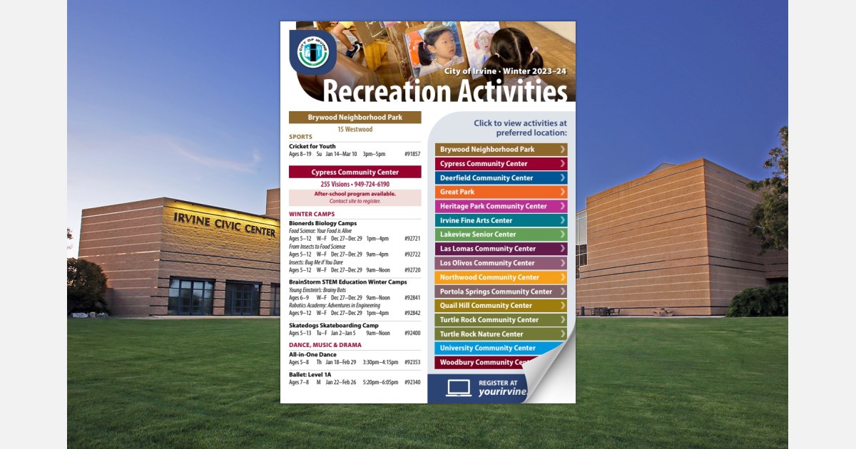 2023 Recreation Newsletter: Winter 2023-24