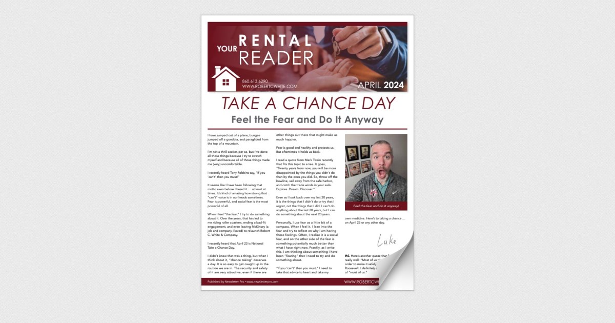 Robert C. White - April 2024