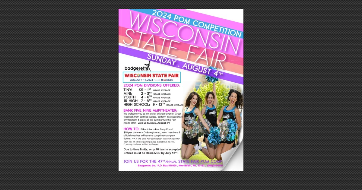 2024 WI State Fair Pom Competition