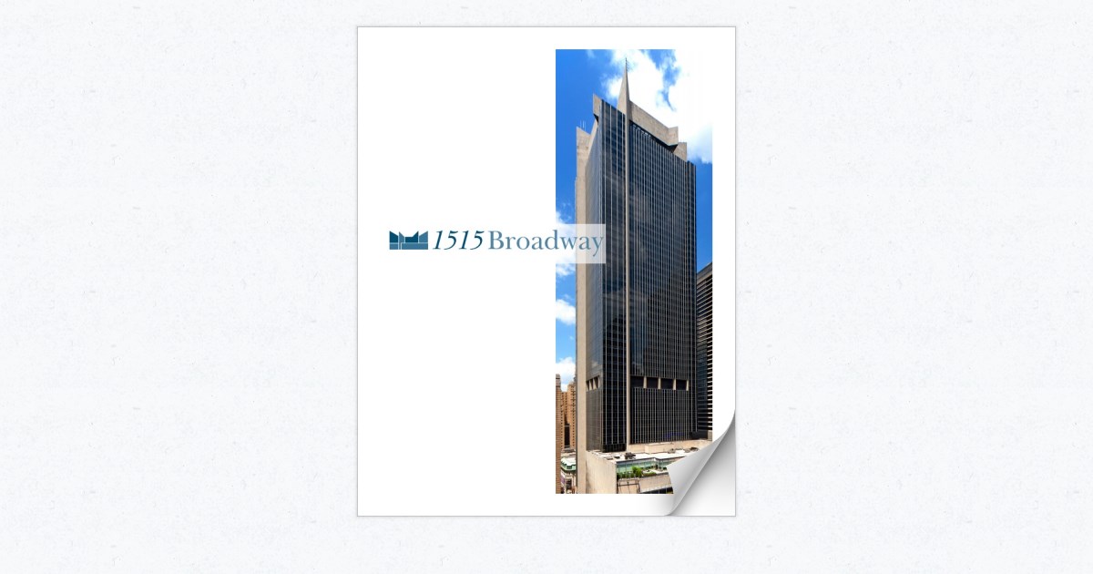 1515 Broadway Tourbook