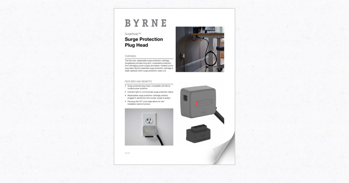 Byrne Replaceable Surge Specifications February 2023