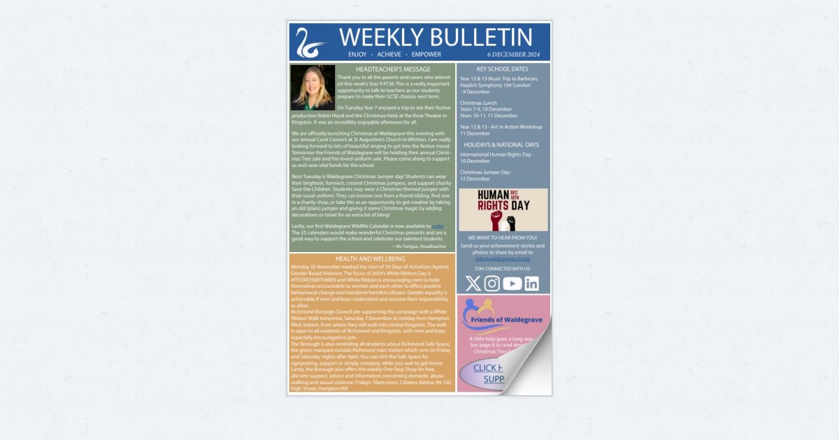 Y9 Bulletin 06.12.24
